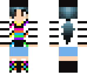 rainbow chic | Minecraft Skin