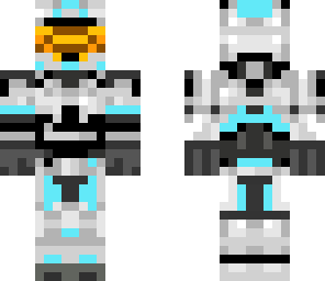Halo Blue Spartan Minecraft Skins