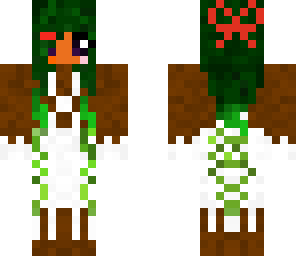 long haired oompa loompa girl | Minecraft Skin