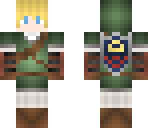 Link from Legend of Zelda Twilight Princess | Minecraft Skin