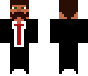 Moustache Suit 2 | Minecraft Skin