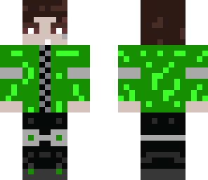 Green Youtuber Profile | Minecraft Skin