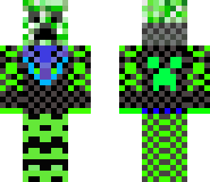electro creeper creepergamerhd | Minecraft Skins