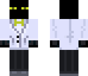 Enderman Yellow Eyes Suit | Minecraft Skin