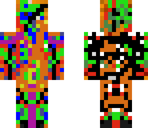 Paint Splattered Man | Minecraft Skin