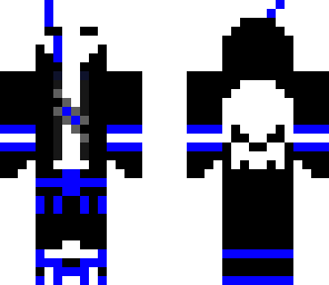 The Blue Purge Mask | Minecraft Skin