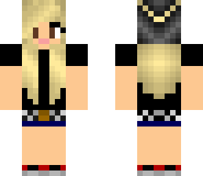 Blonde Tomahawk Girl | Minecraft Skin