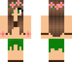Hula Girl Edited | Minecraft Skin