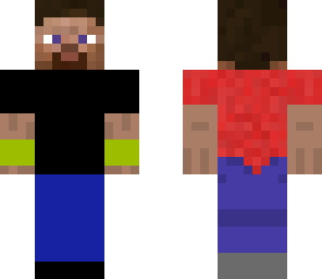 Black Steve | Minecraft Skin