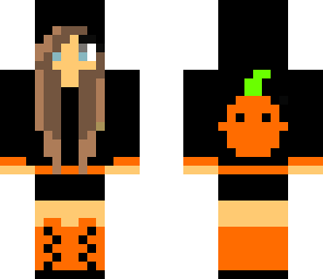 pumking girl | Minecraft Skin