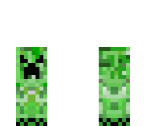 Angry tiny CREEPER | Minecraft Skin