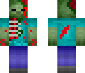 gory zombie | Minecraft Skin