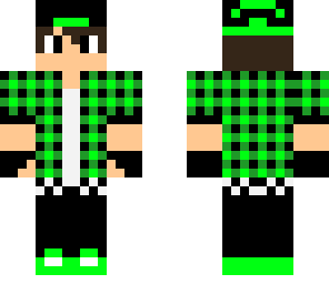 Cute Green Boy | Minecraft Skin