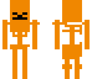 Lava Skeleton | Minecraft Skin