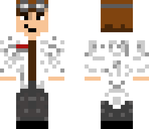 Scientist skin improved | Minecraft Skin