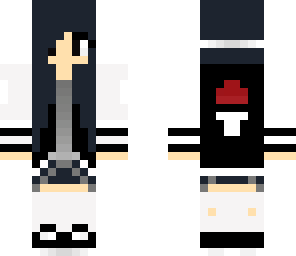 Uchiha Crest Girl | Minecraft Skin