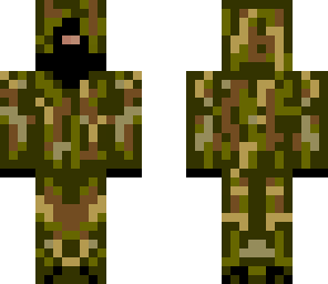 ghillie suit camo army specops yok7 | Minecraft Skins