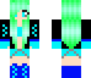 meloetta girl | Minecraft Skin