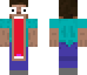 shocked steve | Minecraft Skin