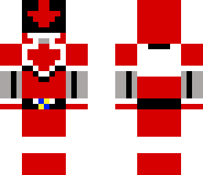 red power ranger | Minecraft Skin