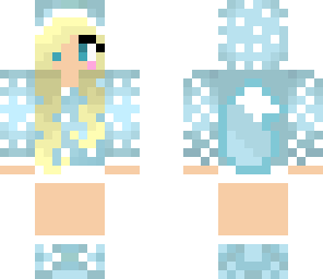 Cute Snow Girl | Minecraft Skin