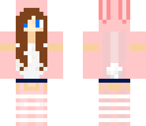 Pink Bunny Skin | Minecraft Skin