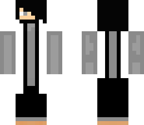 Black White Smiley | Minecraft Skins