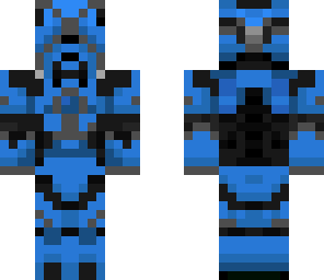 halo blue armor locust | Minecraft Skin