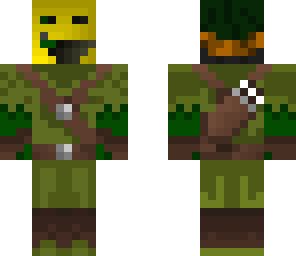 masked zombie archer thing 1 | Minecraft Skin