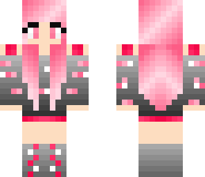 Pink ore girl | Minecraft Skin
