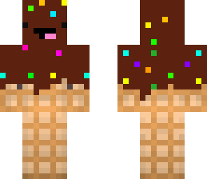 Ice Cream Cone | Minecraft Skin
