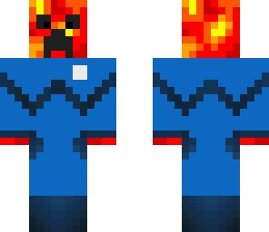 TBNRFrags Human Torch | Minecraft Skin