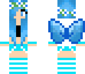 cute blue fairy | Minecraft Skin
