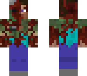 Half Zombie Half Steve | Minecraft Skins