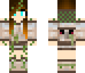 iron golem girl | Minecraft Skin