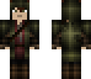 Gondor Ranger hooded | Minecraft Skin