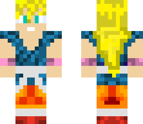 goku ssj3 gt | Minecraft Skin