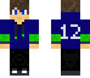 seahawks fan | Minecraft Skin