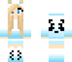 urbans blue panda skin | Minecraft Skin
