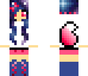 Galaxy Fox Girl | Minecraft Skin