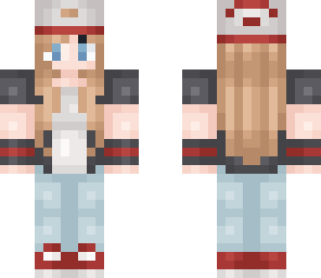 Pokemon Trainer Girl - Updated FINALLY | Minecraft Skin
