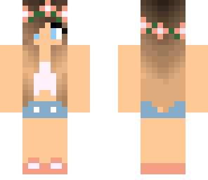 flowers hair | Minecraft Skins