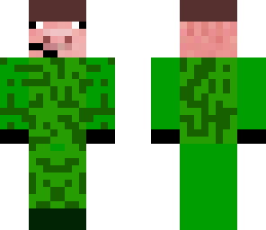 Mr Pig Soldier | Minecraft Skin