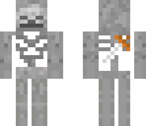 skeleton with iron sword | Minecraft Skin