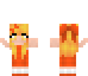 Baby Lava Girl | Minecraft Skin