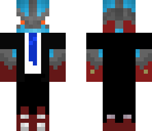 Red lucario suit | Minecraft Skin