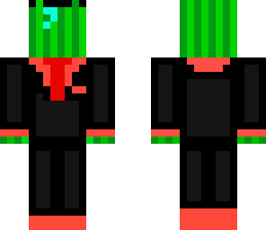watermelon in suit | Minecraft Skins