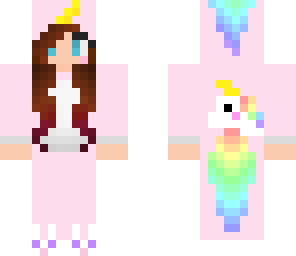 unicorn onesie | Minecraft Skin