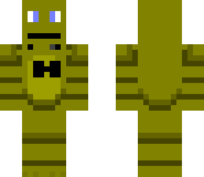 golden scary freddy | Minecraft Skins