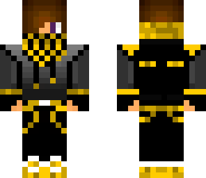 Golden EnderMan Skin | Minecraft Skin